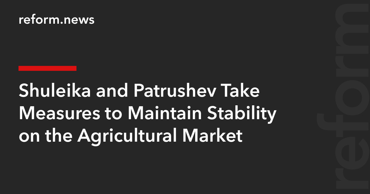 Shuleika and Patrushev Take Measures to Maintain Stability on the ...